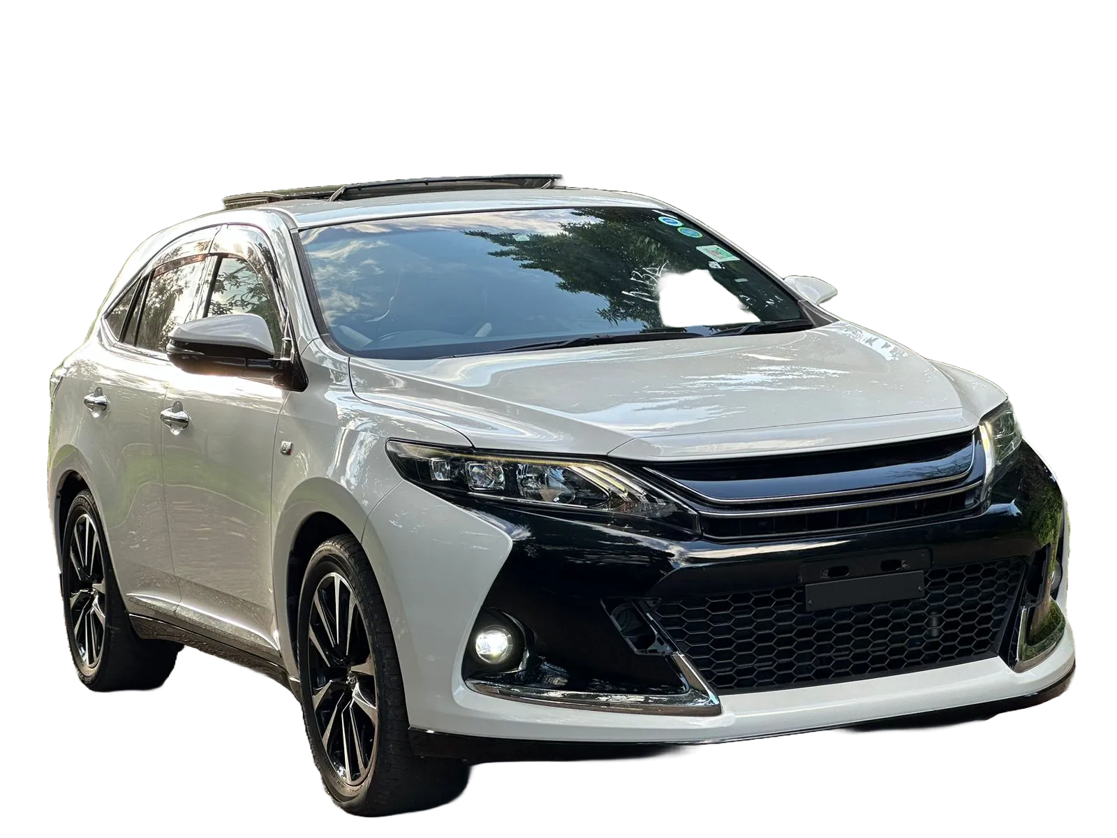 Toyota Harrier Gs Sport, Panoramic Sunroof vs Honda CRV - Car Hire ...